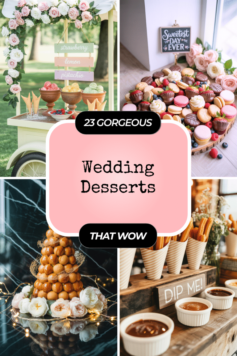 23 Gorgeous Wedding Desserts That Wow - The Edible Editor