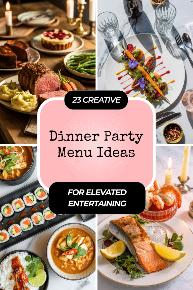 23 Creative Dinner Party Menu Ideas for Elevated Entertaining - The ...